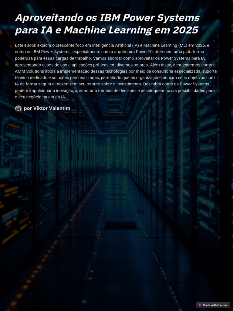 IBM Power Systems para IA em 2025 | PDF | Inteligência artificial ...