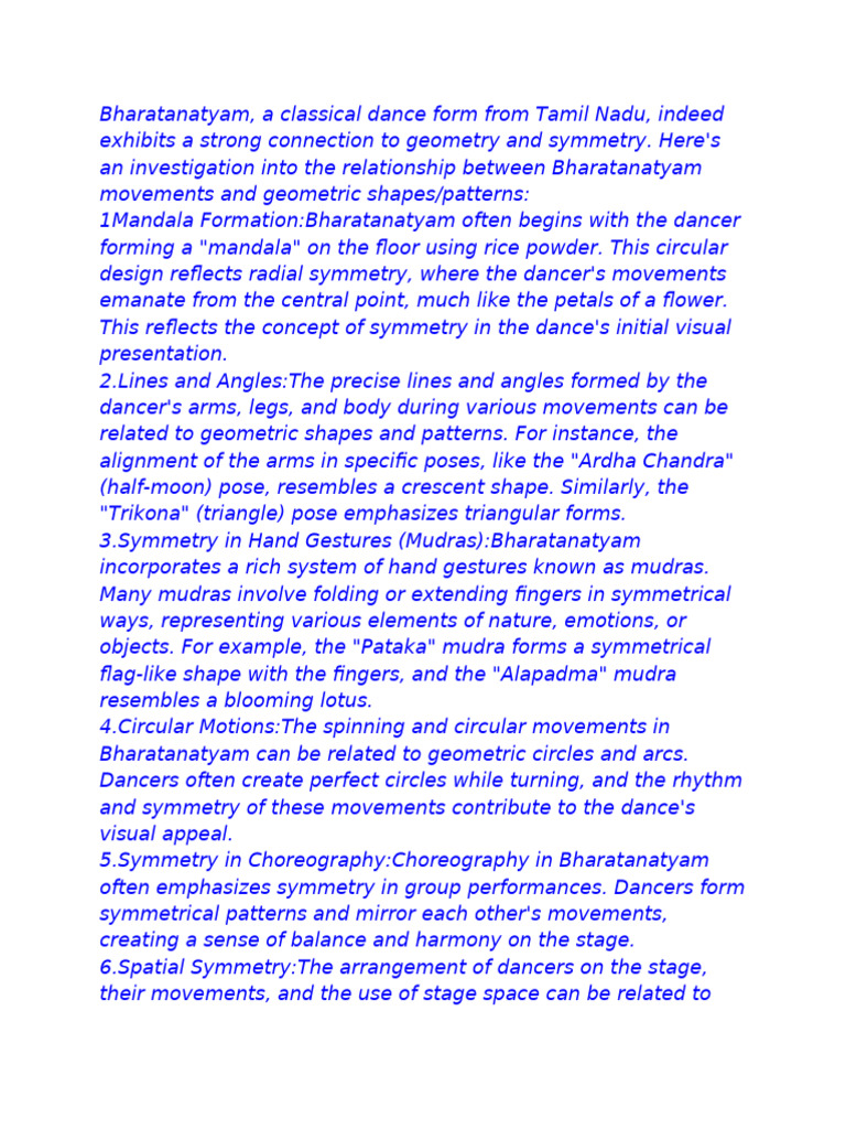 Bharatanatyam | PDF