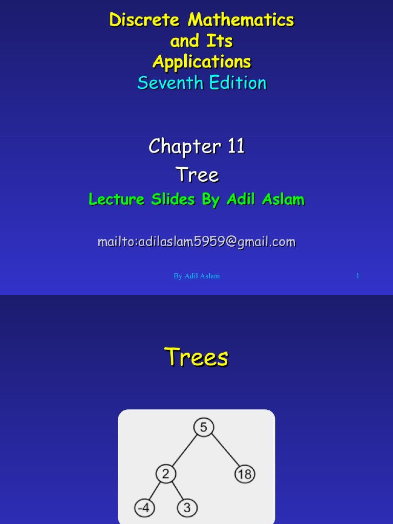 Chapter 11 Tree in Discrete Mathematics (1) | PDF