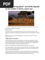 10 Lines on Nature for Students and Children in E… | PDF | Botany | Plants