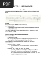 Normalization With Examples | PDF | Databases | Data Management