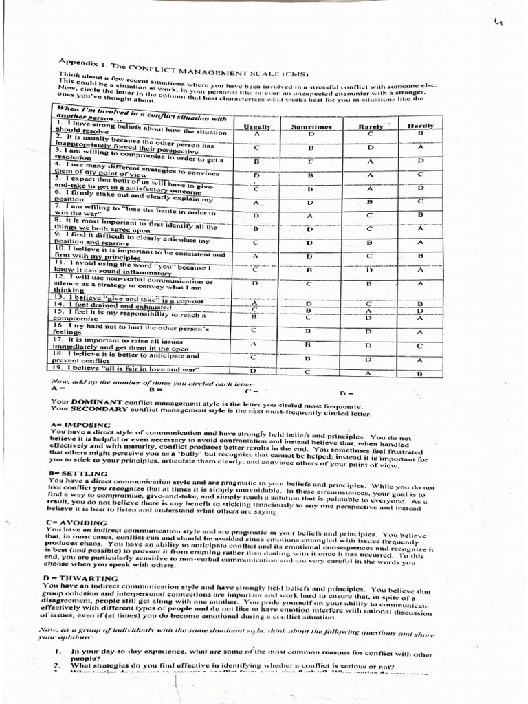 Conflict Management | PDF