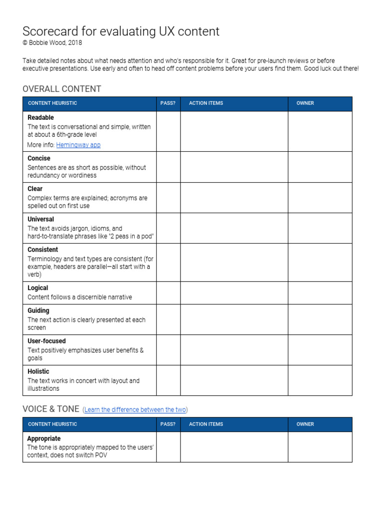 UX Metrics Evaluation Scorecard | PDF | Communication | Human Communication