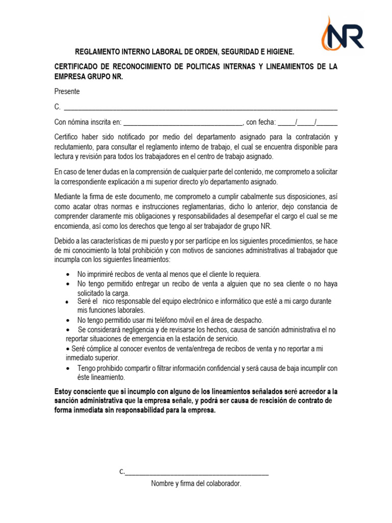 Reconocimiento Politicas y Reglamento | PDF | Regulación