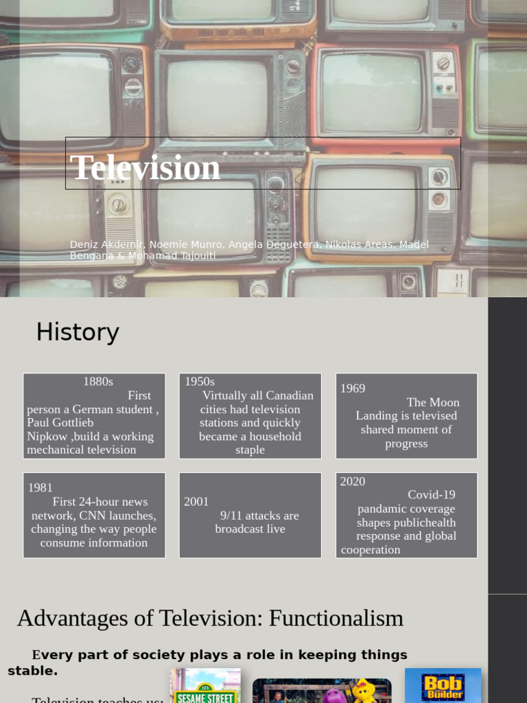 Evolution and Impact of Television | PDF | Economic Inequality ...