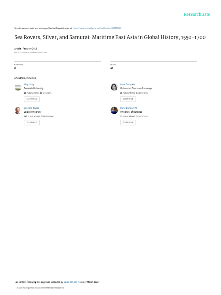 DHo-TheBurningShoreFujianandtheCoastalDepopulation1661-1683 | PDF | Qing Dynasty