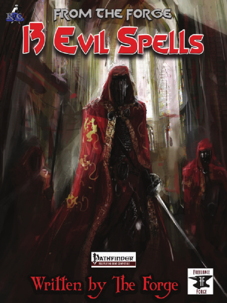 From The Forge - 13 Evil Spells | PDF | License | Copyright