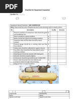 Air Compressor Inspection Checklist Global EHS 029 | PDF | Personal ...