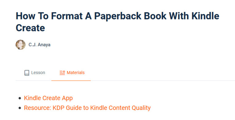 08-Materials-How To Format A Paperback Book With Kindle Create ...