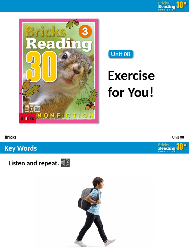 Bricks Reading 30 Nonfiction L3 SB PPT Unit 08 | PDF | Game Shows