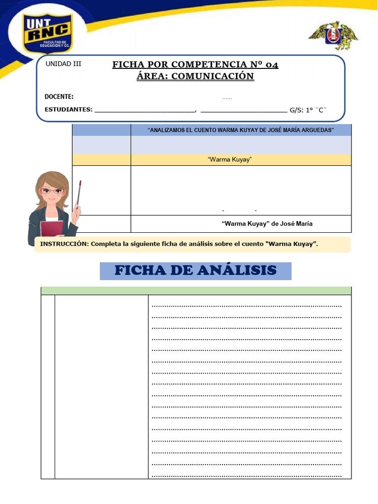 Sesión 4 Ficha Comp 1º | PDF