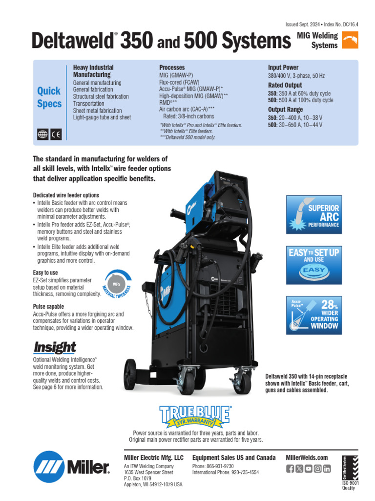 Deltaweld 350 and 500 Systems Intl | PDF | Electrical Engineering ...