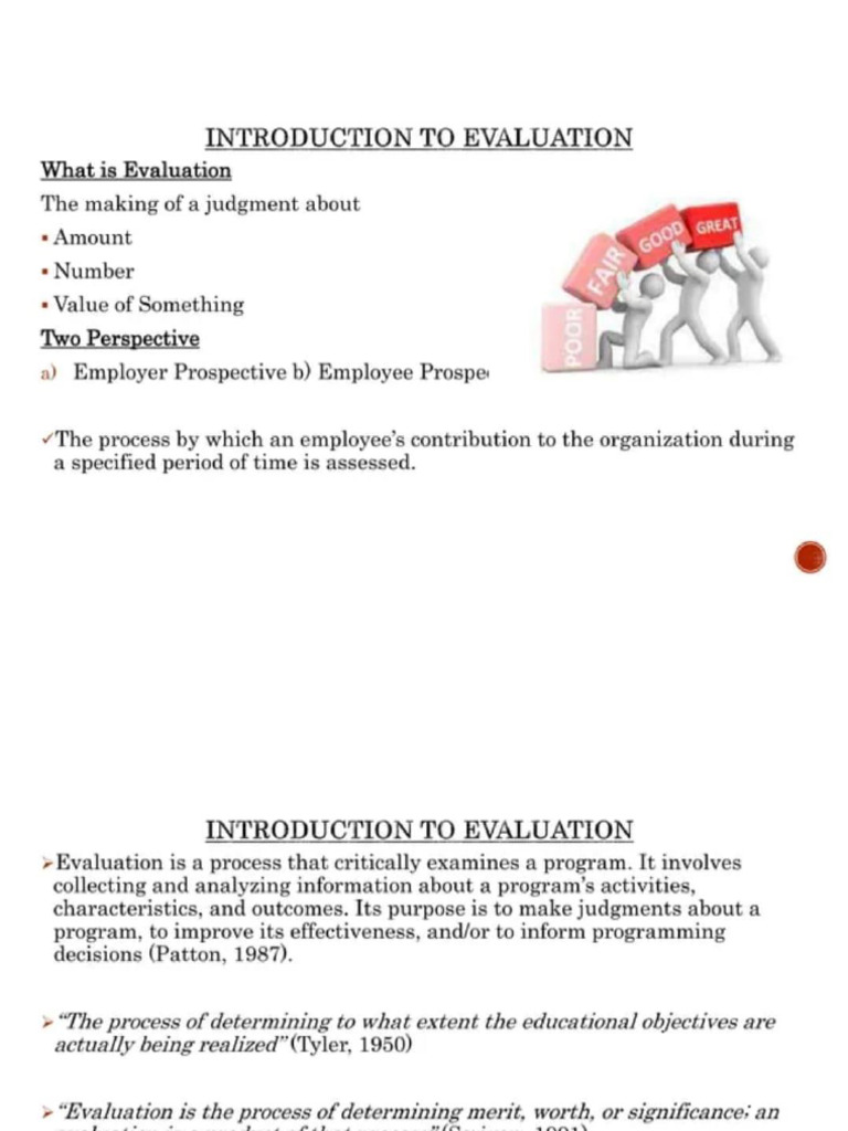 Performance Evaluation | PDF