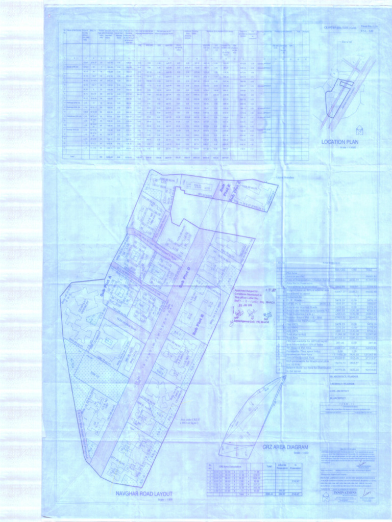 Navghar Layout Approved Plan | PDF