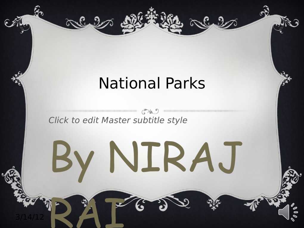 National Parks: by Niraj RAI B.A.Hons (French) | PDF | National Park Service | National Park