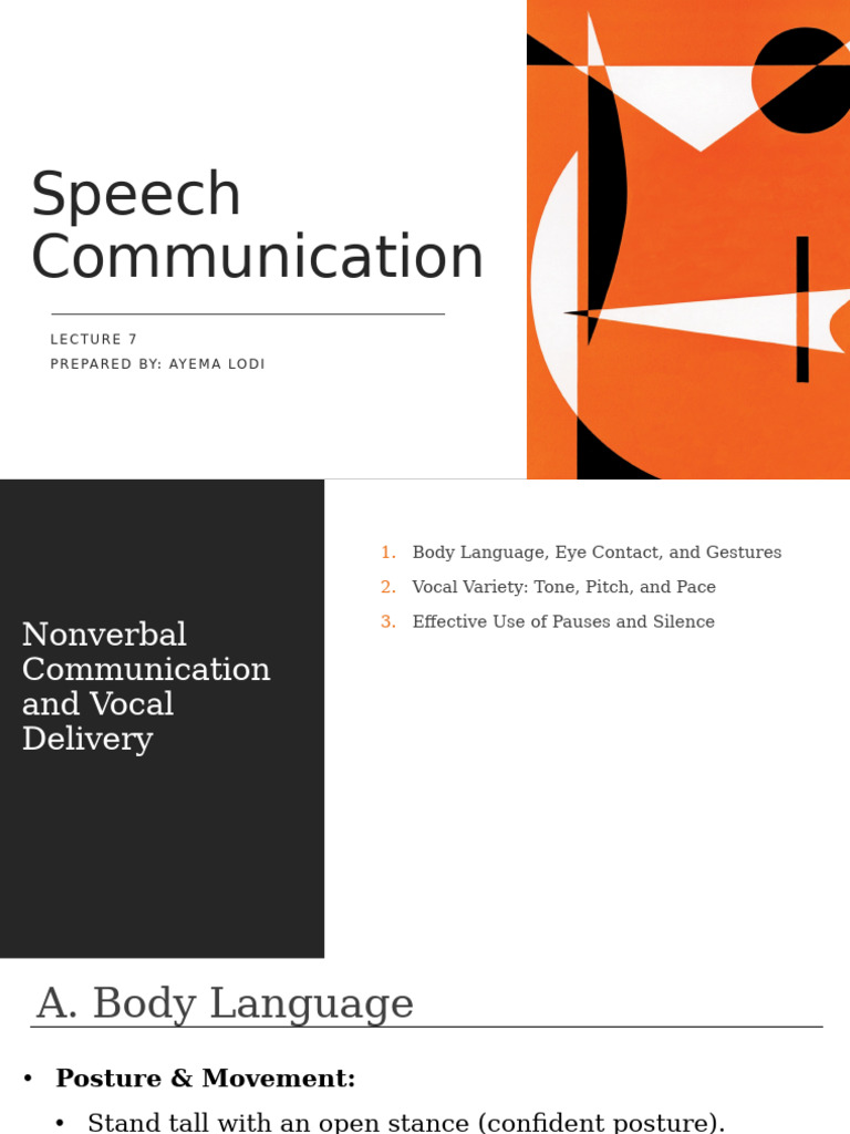 Lecture 7 - Speech Communication | PDF