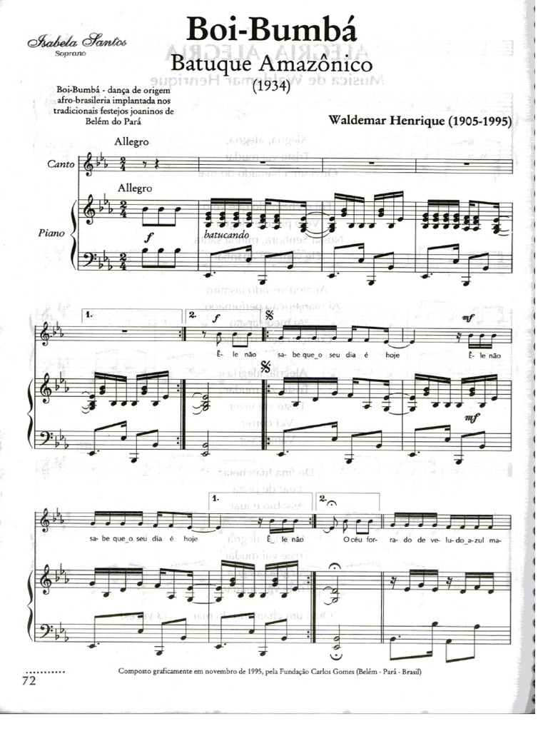 Batuque Amazônico - Boi-Bumbá | PDF