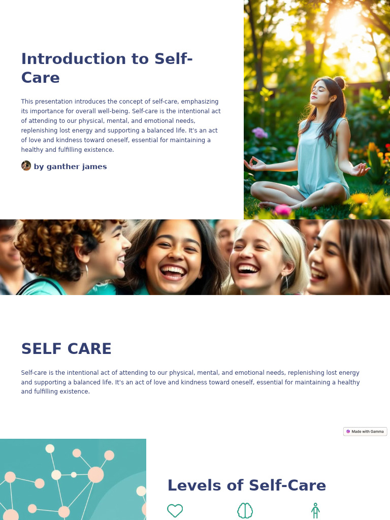 Introduction To Self Care | PDF | Emotions | Mental Health