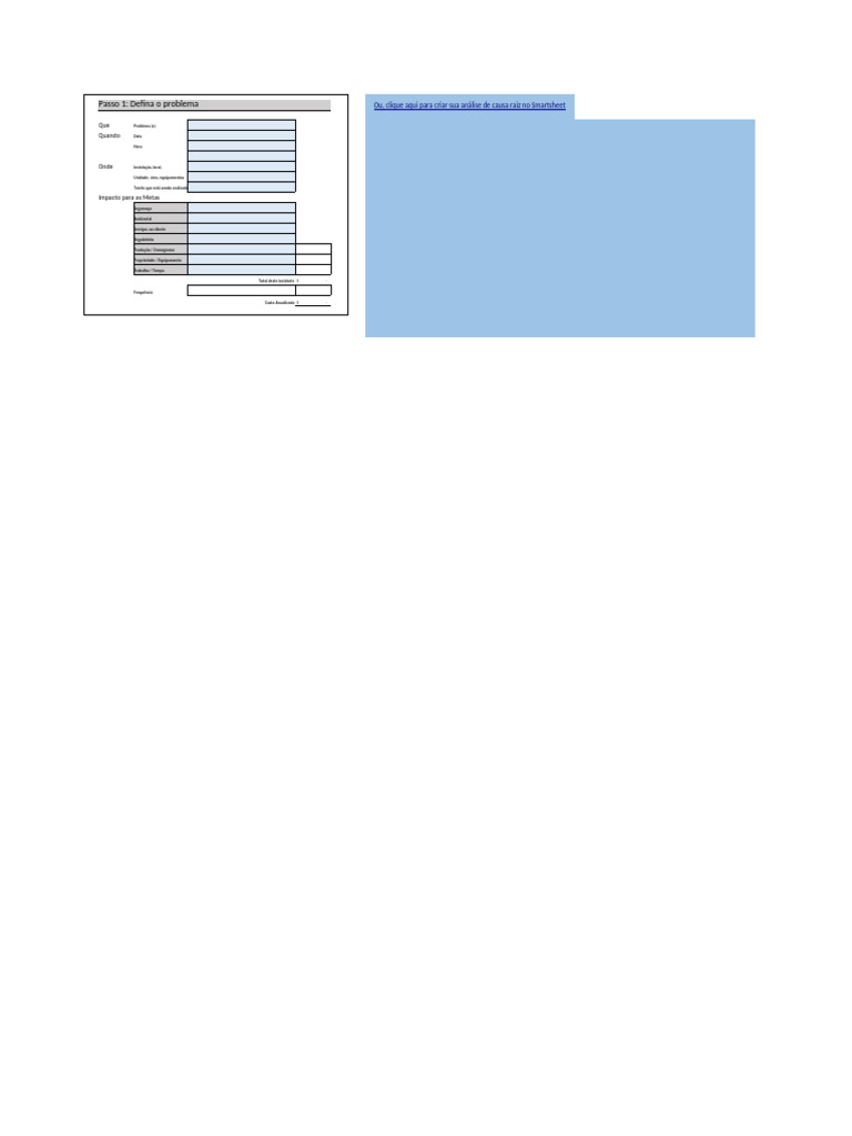 Root Cause Analysis Template PT | PDF
