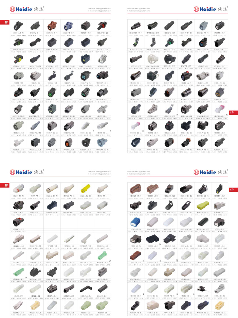 Haidie Connector Catalogue | PDF