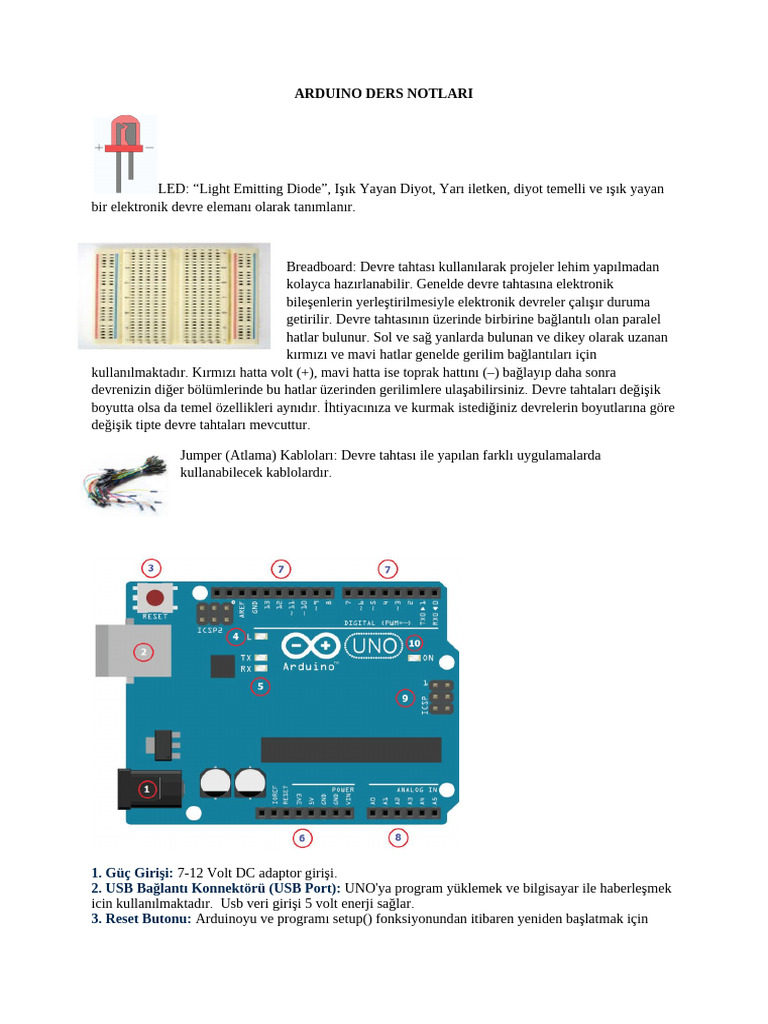 Arduino Ders Notları | PDF