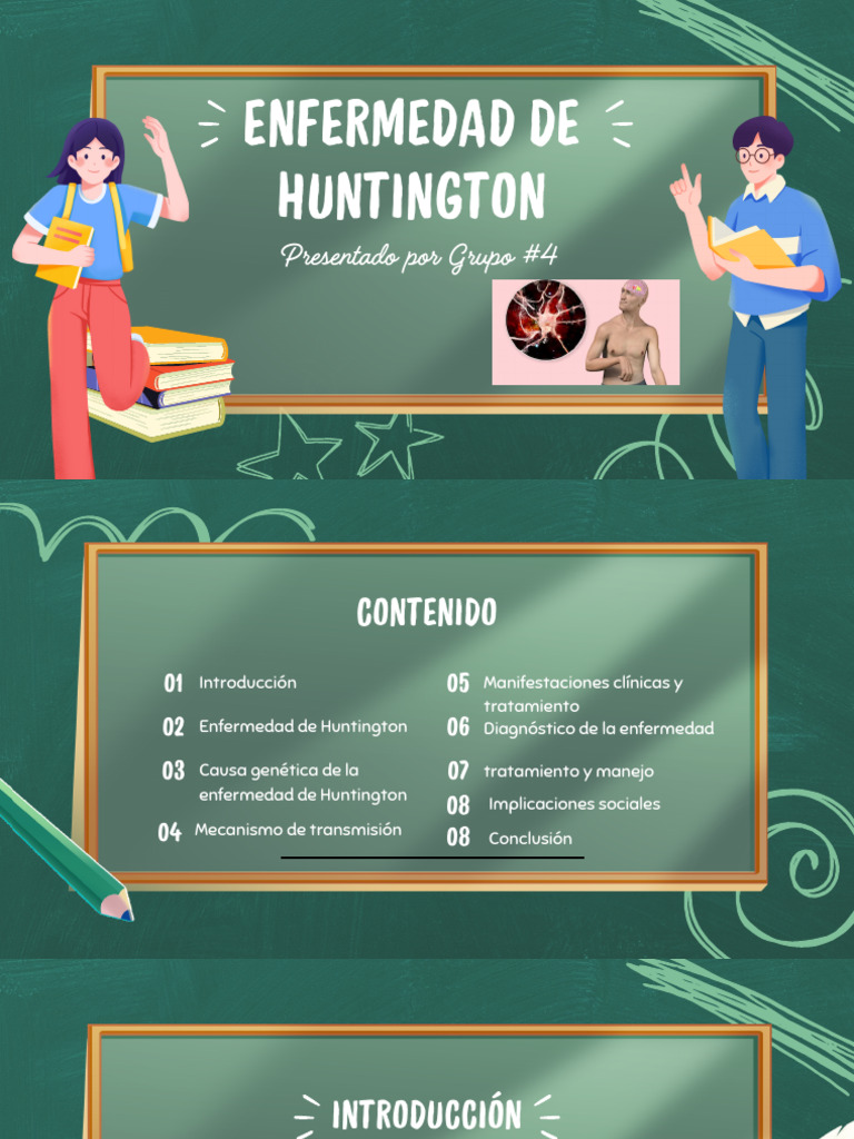 Enfermedad de Huntington: Causas y Tratamiento | PDF
