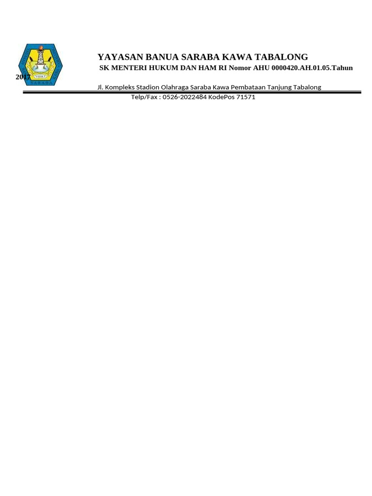 Membuat Otomatis Kop Surat | PDF