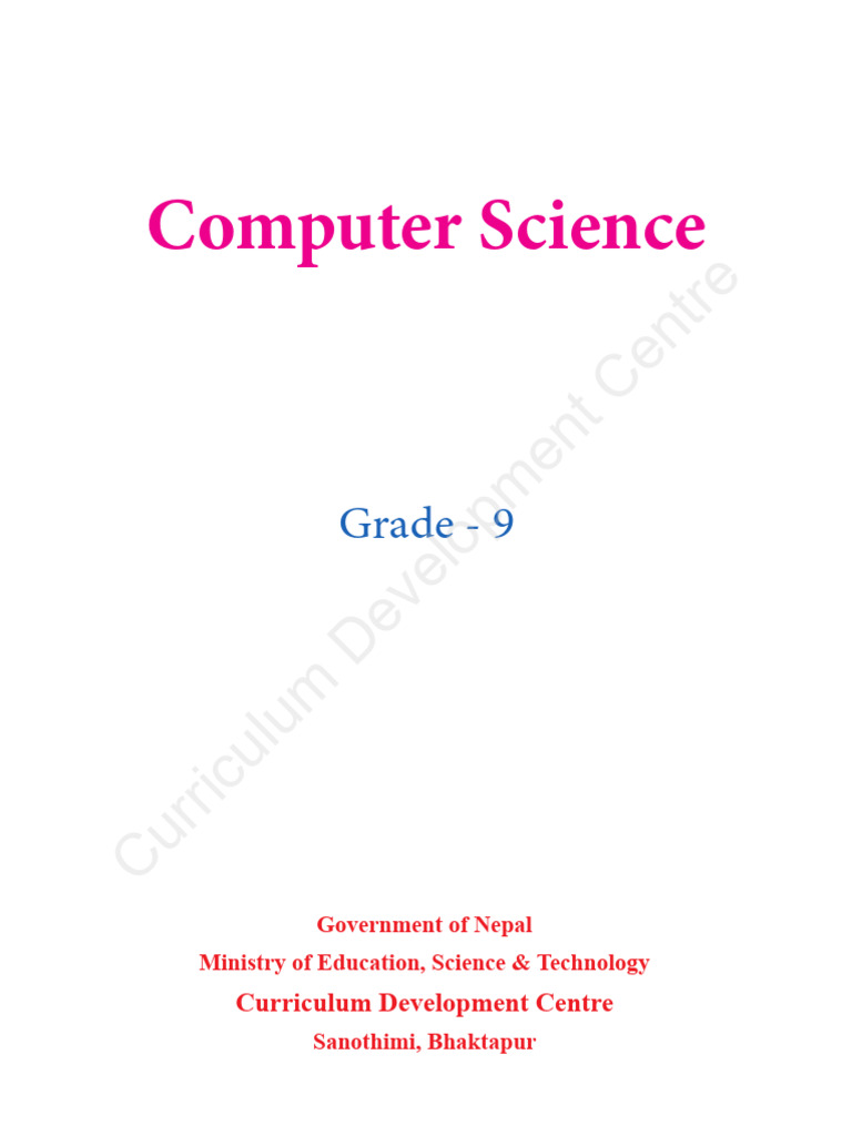 RS10895_Computer Science Grade 9 (English Version) | PDF | Random ...