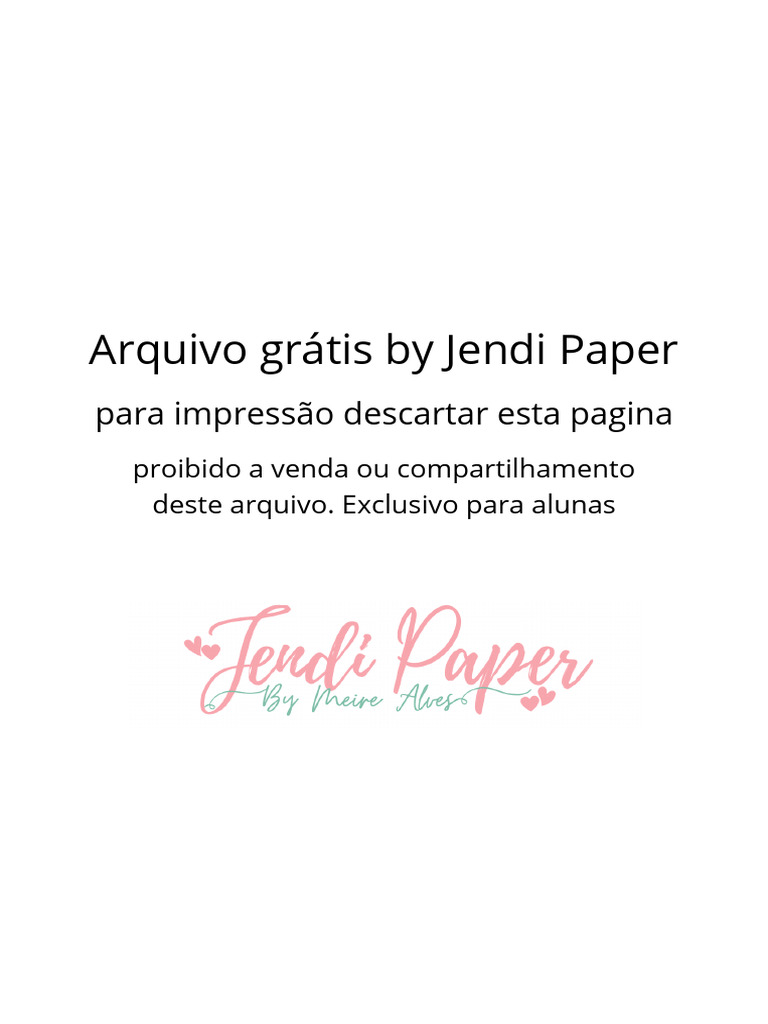 Formulário de Pedido para Alunas Jendi | PDF