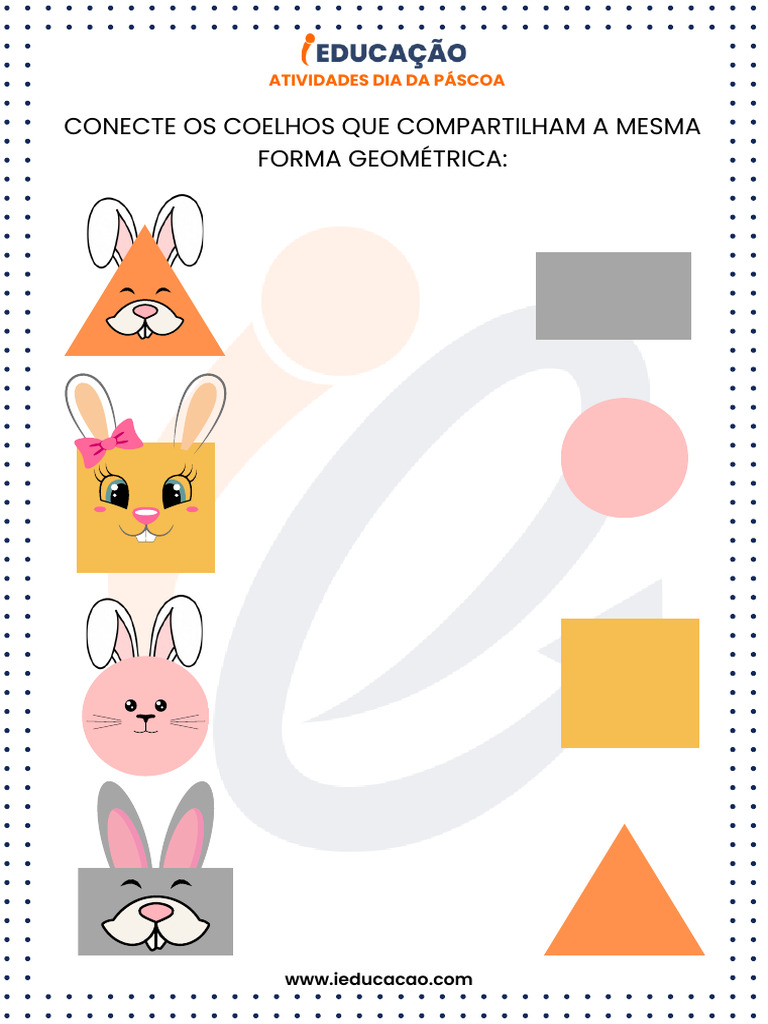 Coelhinhos e Forma Geométrica | PDF
