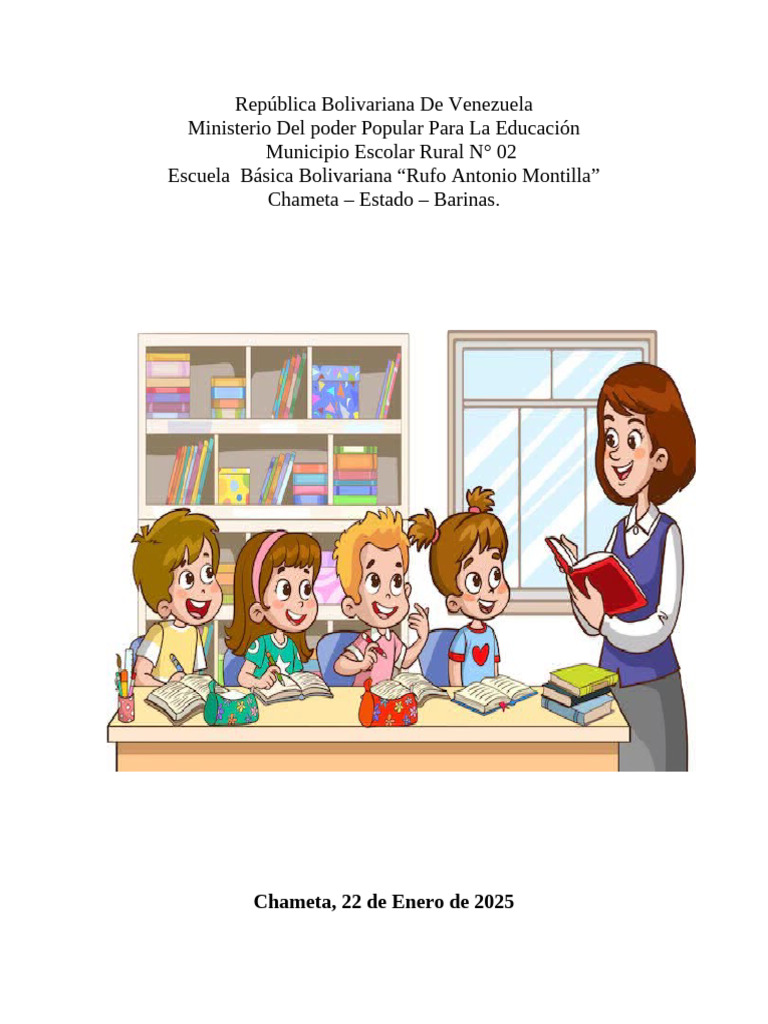 PROYECTO 6to 2025 2do Lapso | PDF | Enseñando | Aprendizaje