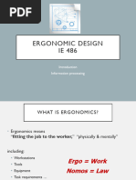 Welford's Information Processing Model | PDF