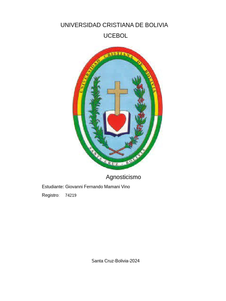 Agnosticismo: Definición y Características | PDF | Agnosticismo | Verdad