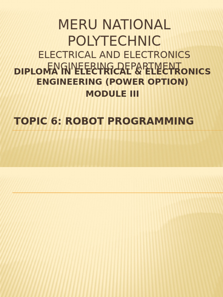 TOPIC 6 Programming | PDF