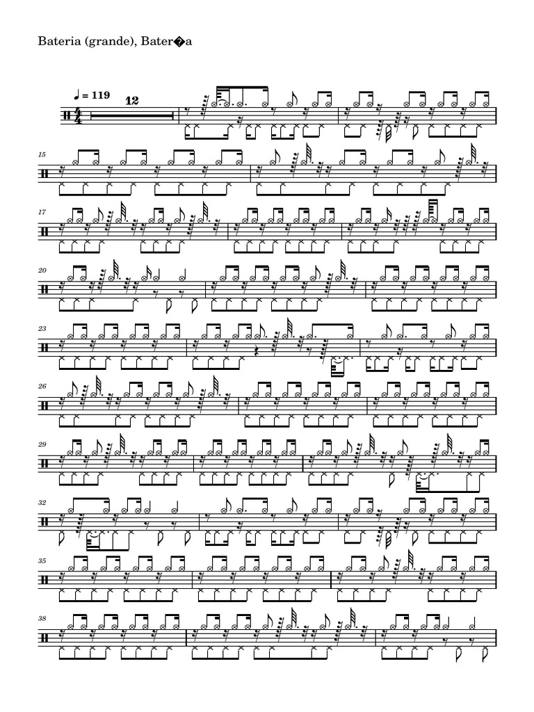 Ana Belen - Solo Le Pido A Dios-Bateria - (Grande), - Bater A | PDF