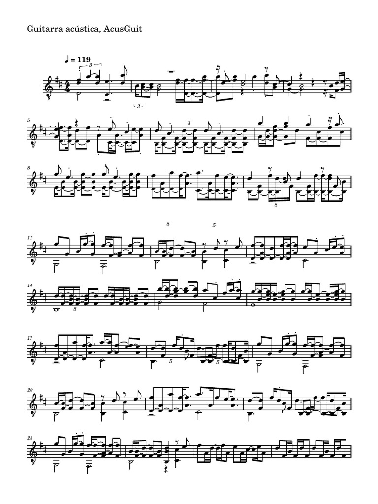 Ana Belen - Solo Le Pido A Dios-Guitarra - Acústica, - AcusGuit | PDF