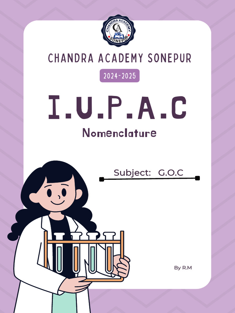 IUPAC Nomenclature Guide 2024-2025 | PDF