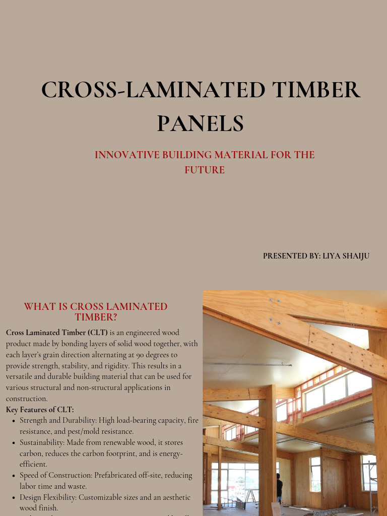 Cross-Laminated Timber: Future of Building | PDF | Natural Environment ...
