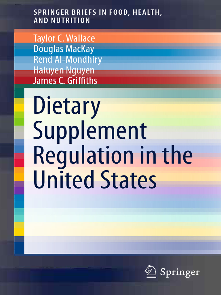 Dietary Supplement Regulation in The United States | PDF | Dietary ...