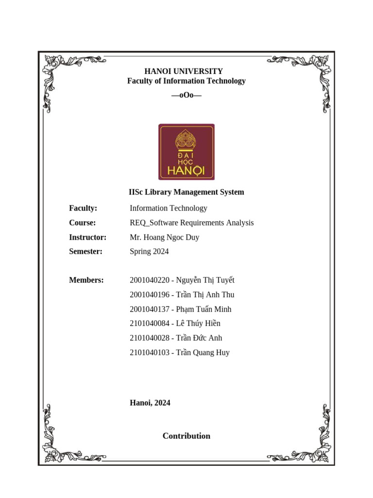 IISc Library Management System Report Thesis | PDF | Data Model | Usability