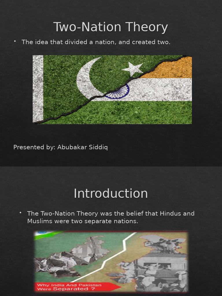 Understanding the Two-Nation Theory | PDF