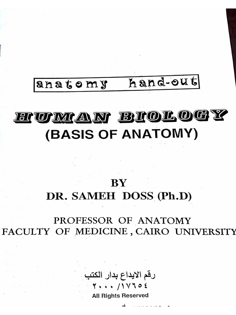 Anatomy Basis Sameh Doss | PDF