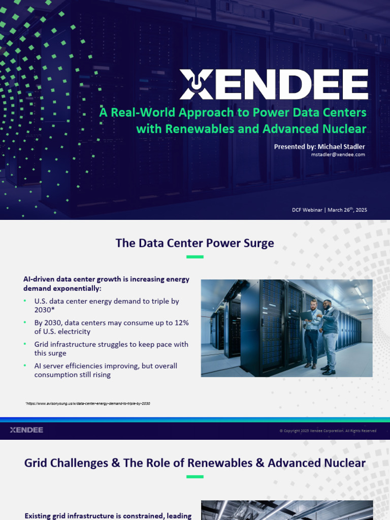 A Real-World Approach To Power Data Centers | PDF | Renewable Energy ...