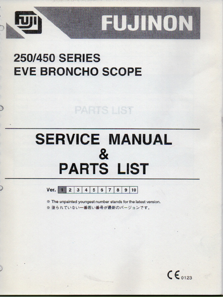 Broncoscopio Fujinon | PDF