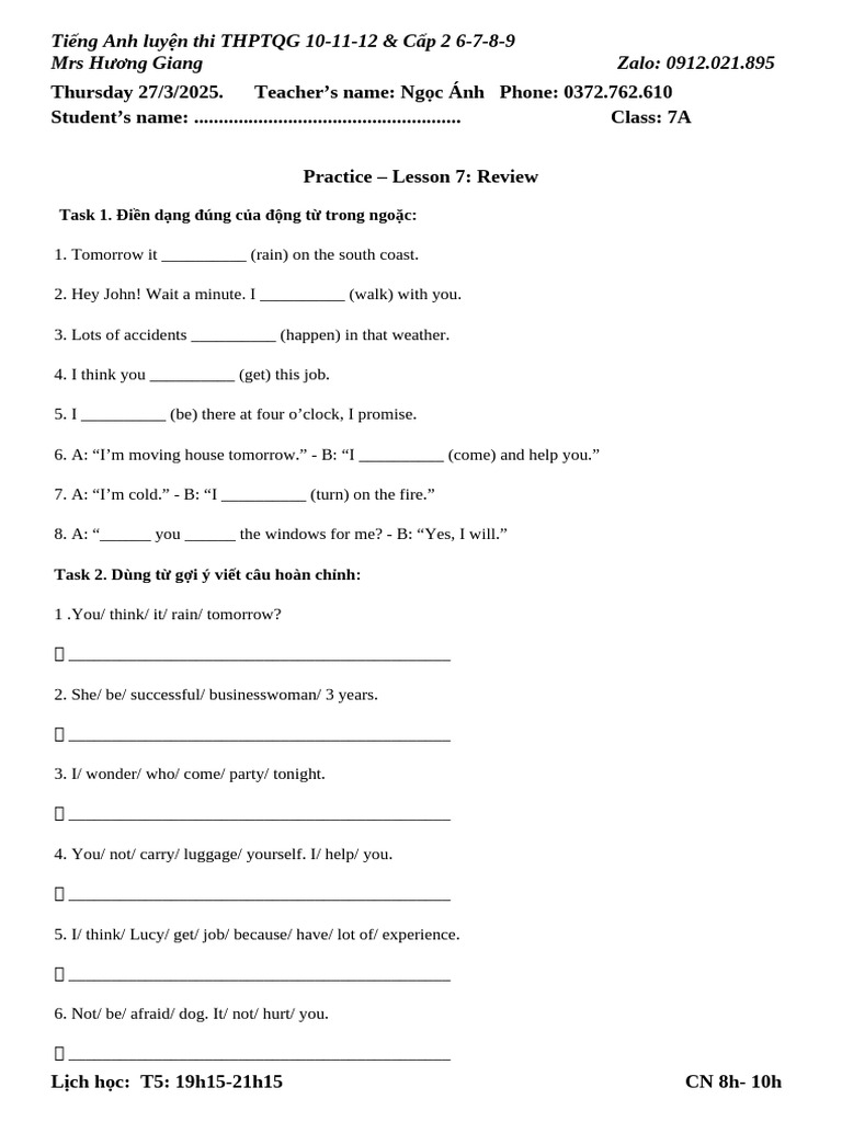 Lesson 77 L P 7 | PDF