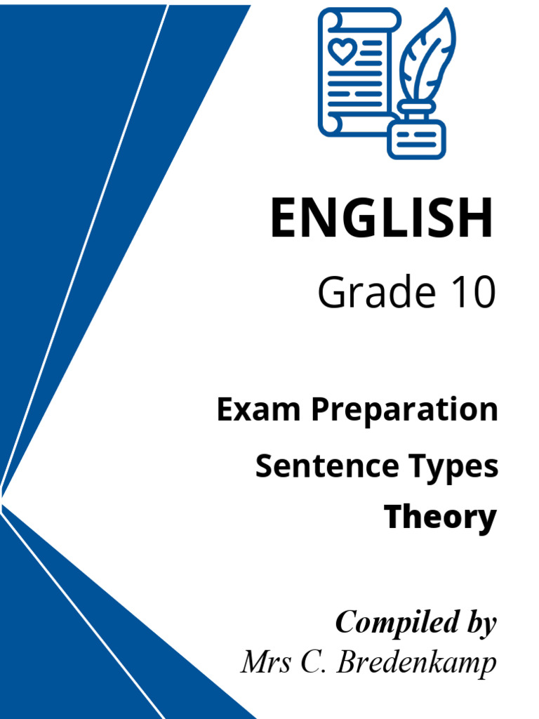 Gr10 SentenceTypes Theory | PDF | Sentence (Linguistics) | Semantic Units