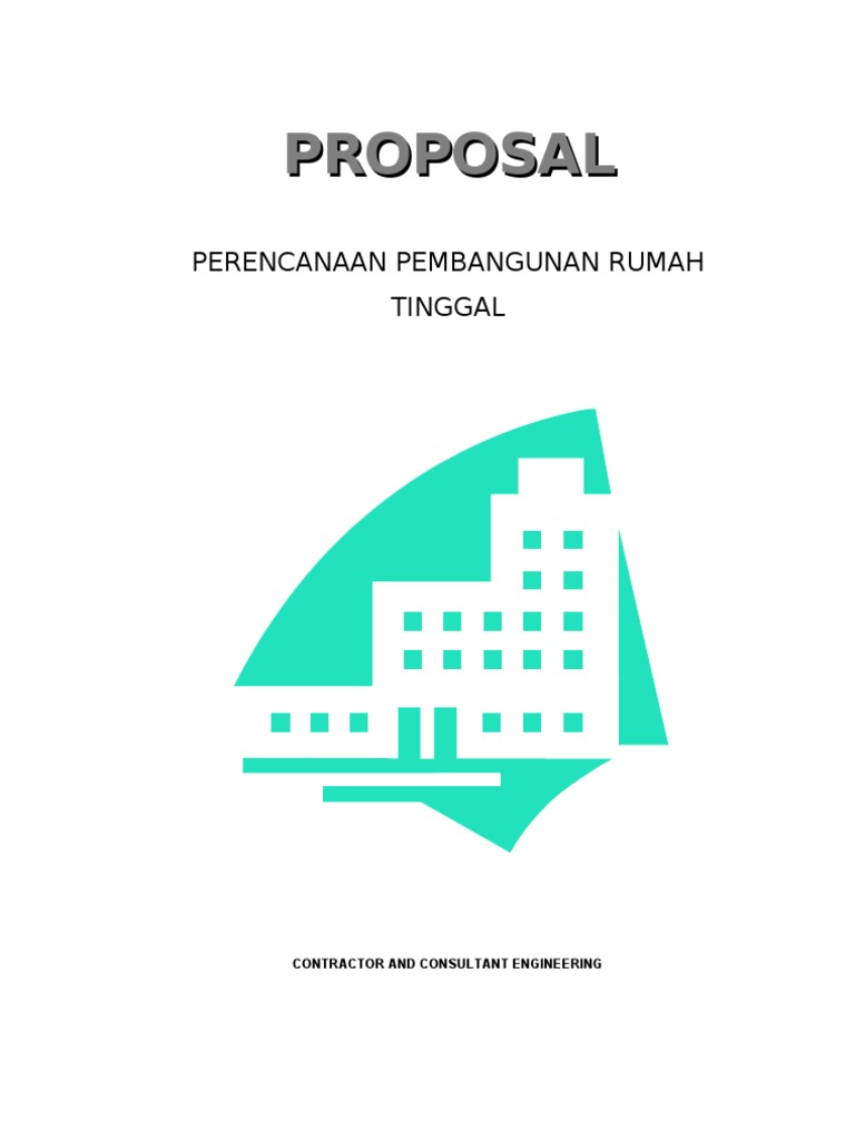 Contoh Proposal Pekerjaan Rumah | PDF