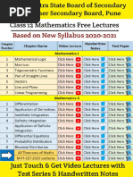 XII Maths Blueprint (2024-25) CBSE | PDF