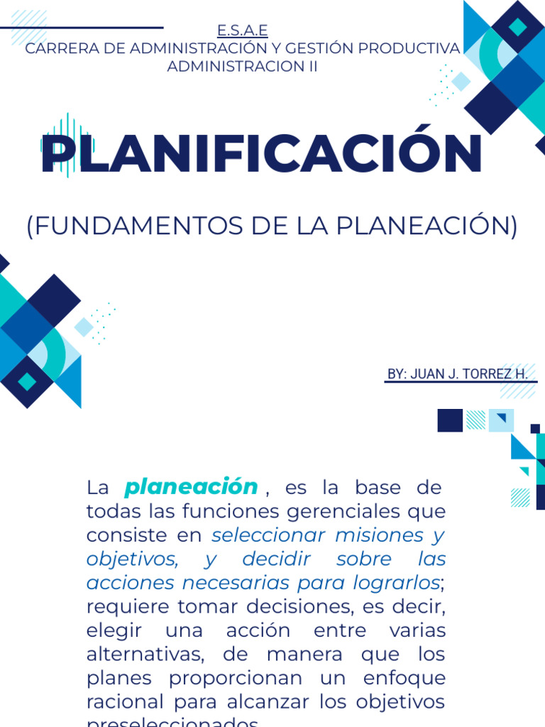 Agp - Admi Ii - Tema Iv - Planificacion (Fundamentos) | PDF | Planificación | Presupuesto