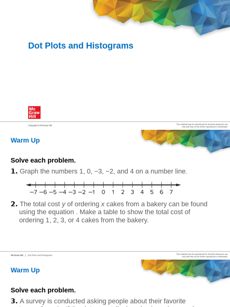 Dot Plots and Histograms | PDF | Histogram | Statistical Analysis